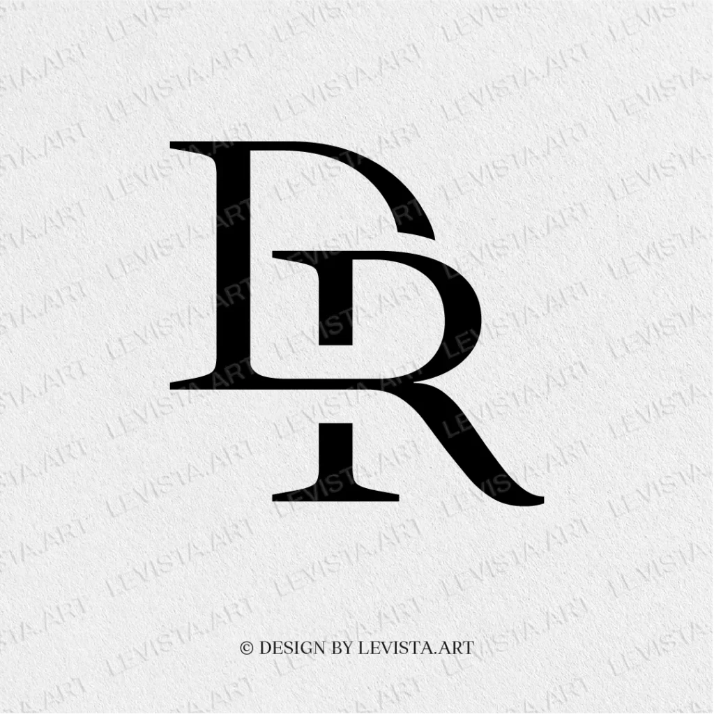 Premium DR Monogram & Letter Logo | Instant Download