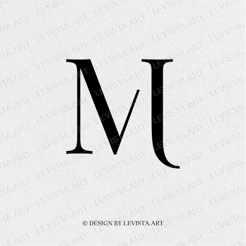 Minimalist MJ Monogram & Letter Logo | Instant Download