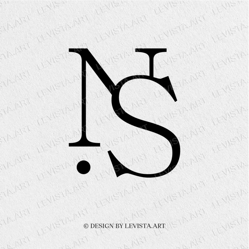 Ns Wedding Logo Premium Vector | NS Initial Monogram Wedding With