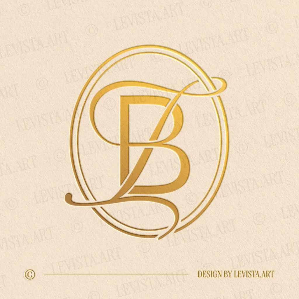Elegant BI & IB Monogram Logo | Instant Download